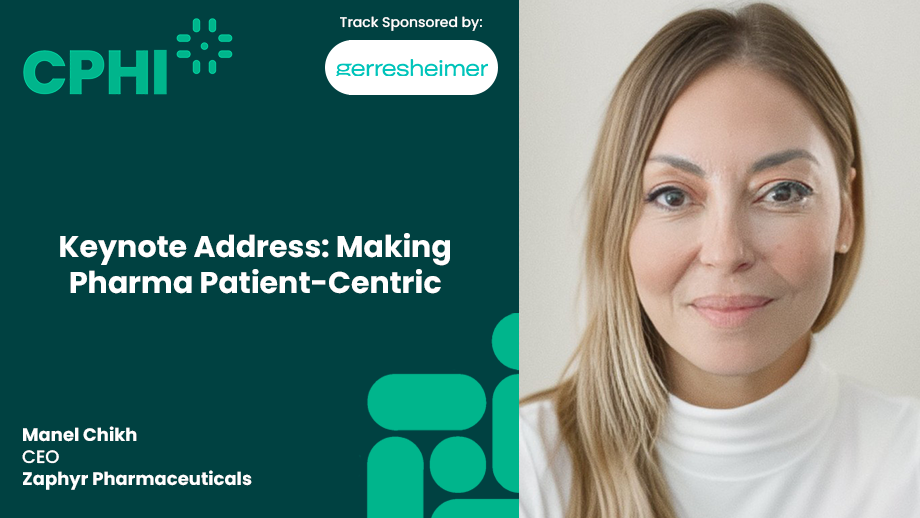 Keynote Address: Making Pharma Patient-Centric | CPHI Online